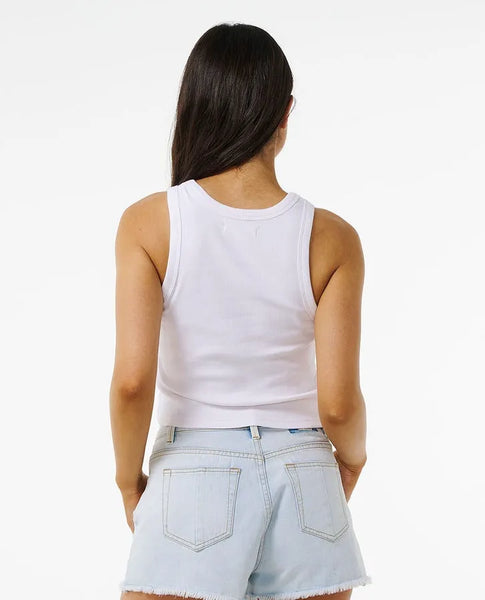 Rip Curl Womens Tank Top Seabreeze Ribbed
