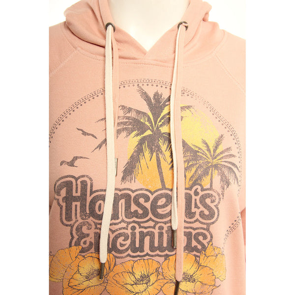 Hansen Womens Sweatshirt Poppy Terry Hood
