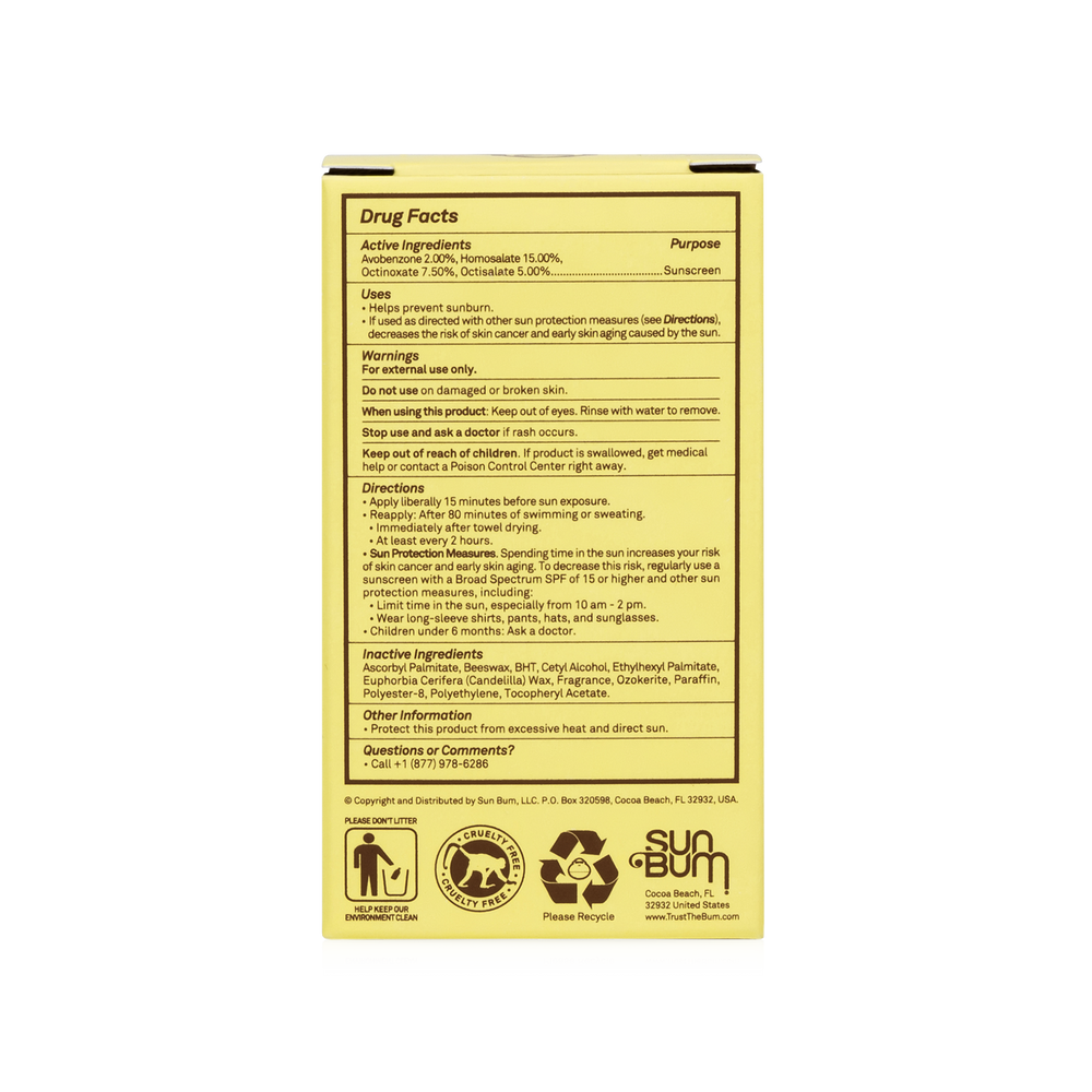 Sun Bum Face Stick SPF 30+
